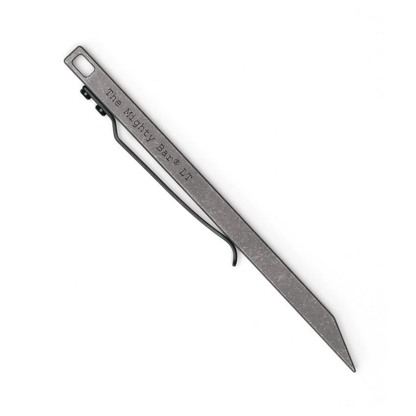 The Mighty Bar® Long Edition Pry Bar - Titanium or D2 w/ Stainless Ste ...